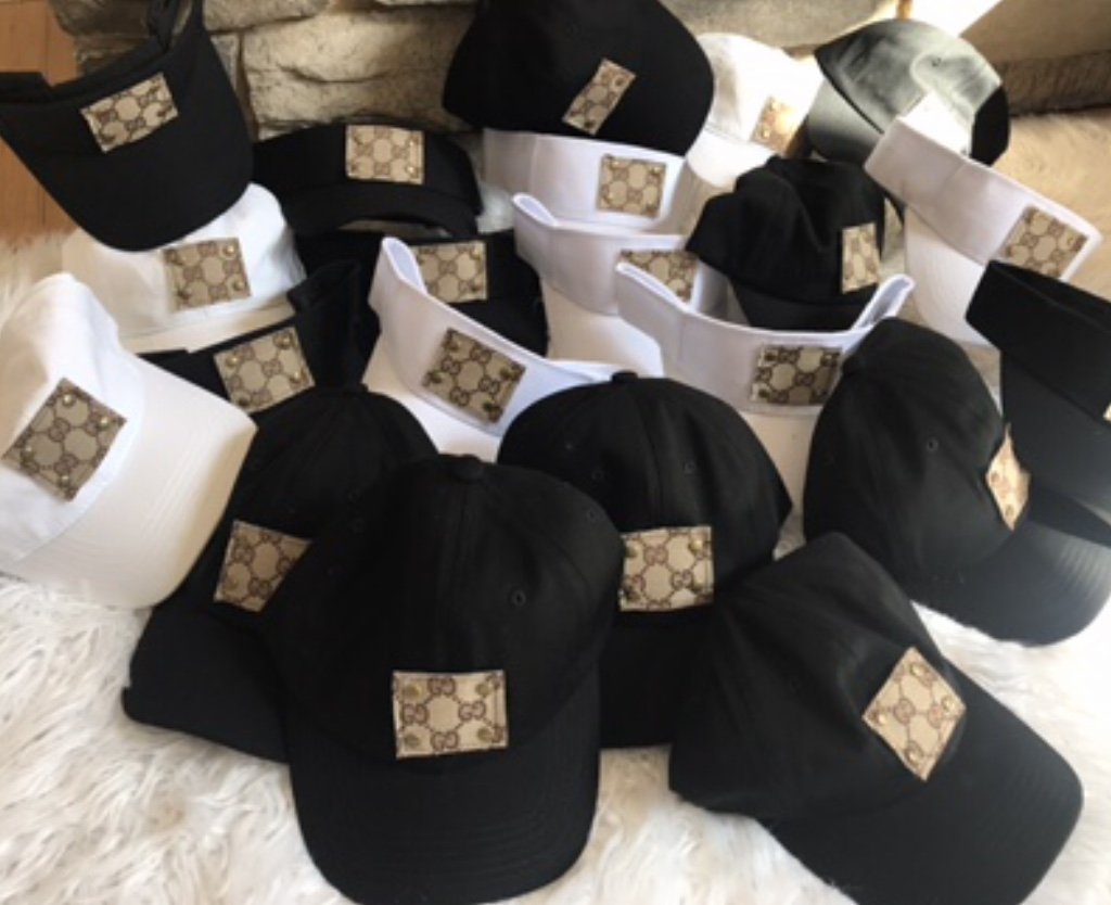 Upcycle Gucci Hats, Gucci Baseball Hat, Gucci Visor – Catchin Butterflies